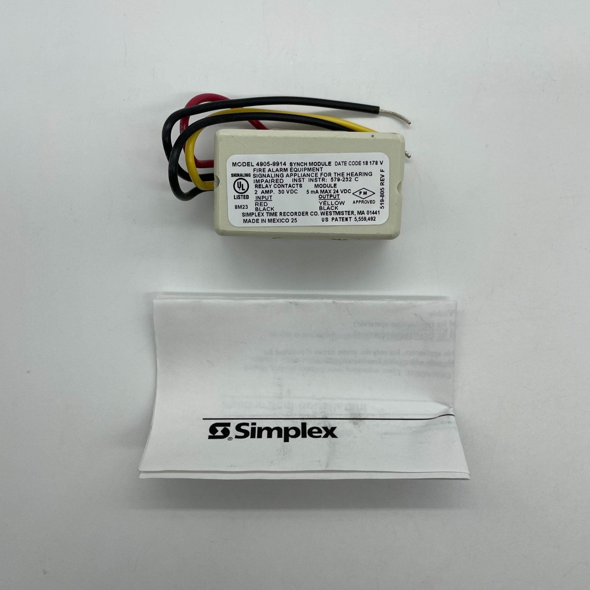 Simplex 4905-9914 Synchronized Flash Module