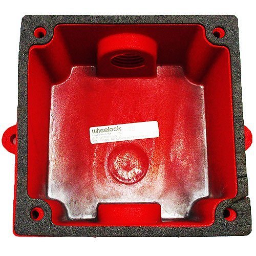 Eaton Wheelock WBB-R Waterproof Back Box Red - The Fire Alarm Supplier