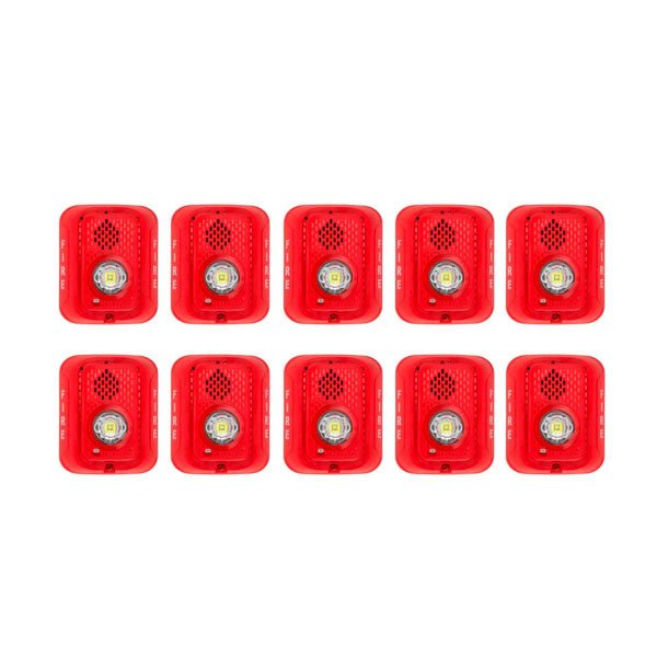 System Sensor P2RLED-BP10 Horn Strobe - Bulk Pack with 10 Units - The ...