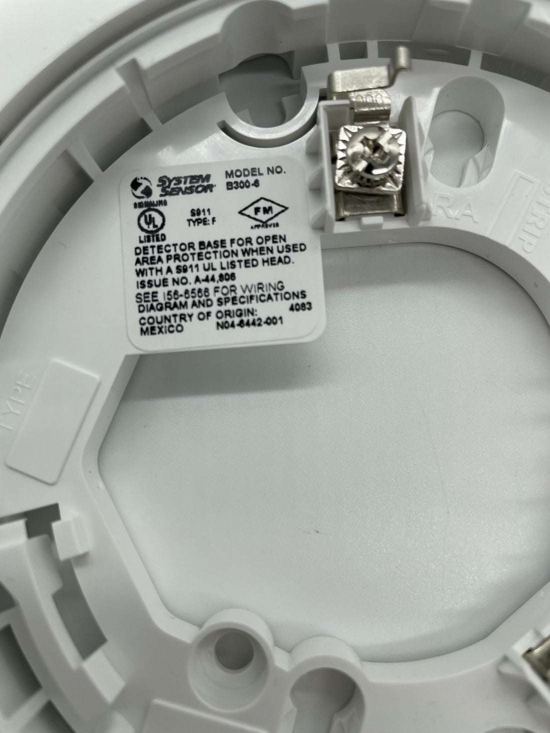 System Sensor SS-PHOTO Photoelectric Smoke Detector - The Fire Alarm ...
