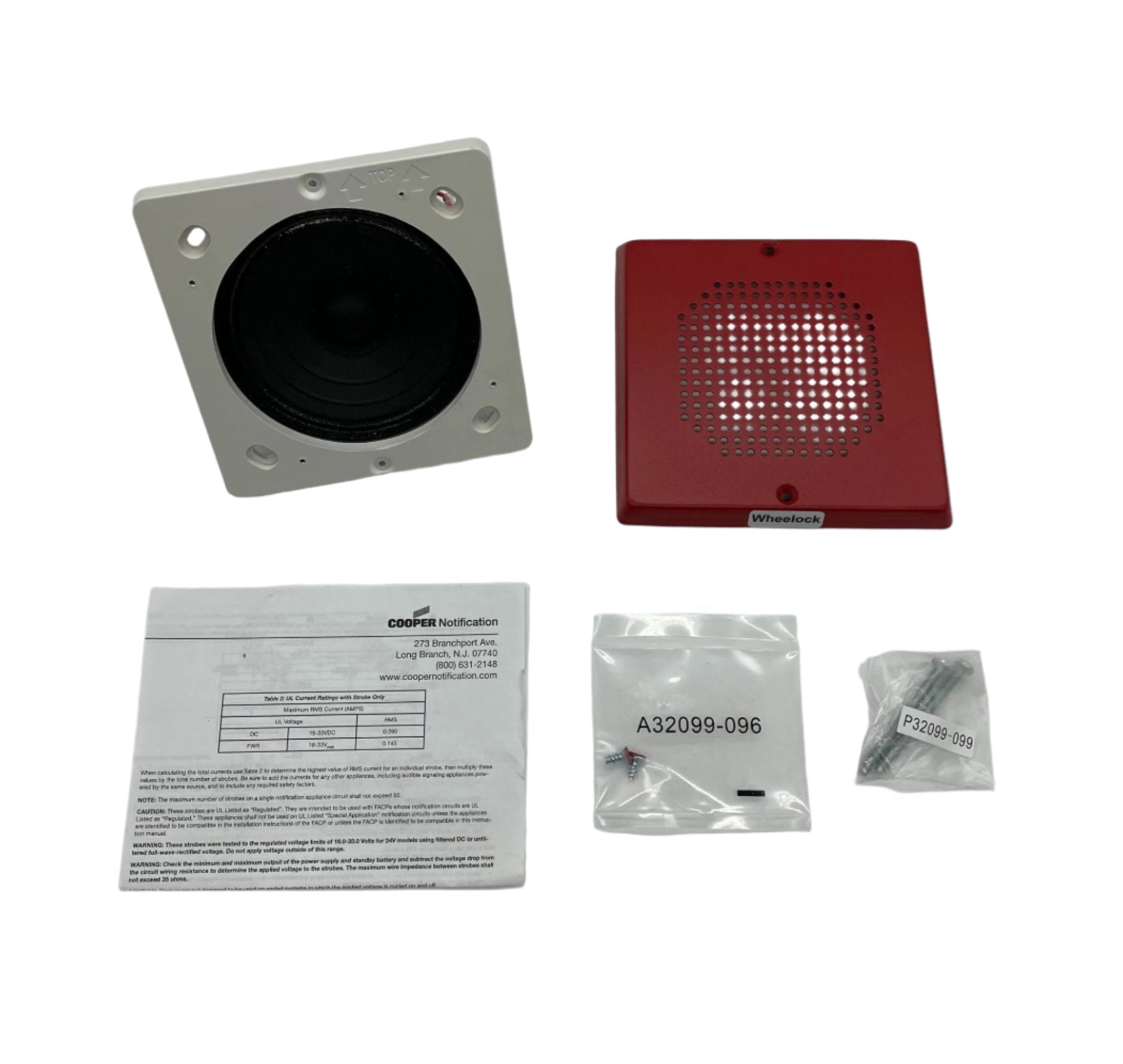 Eaton Wheelock E70-R Speaker, Wall - The Fire Alarm Supplier