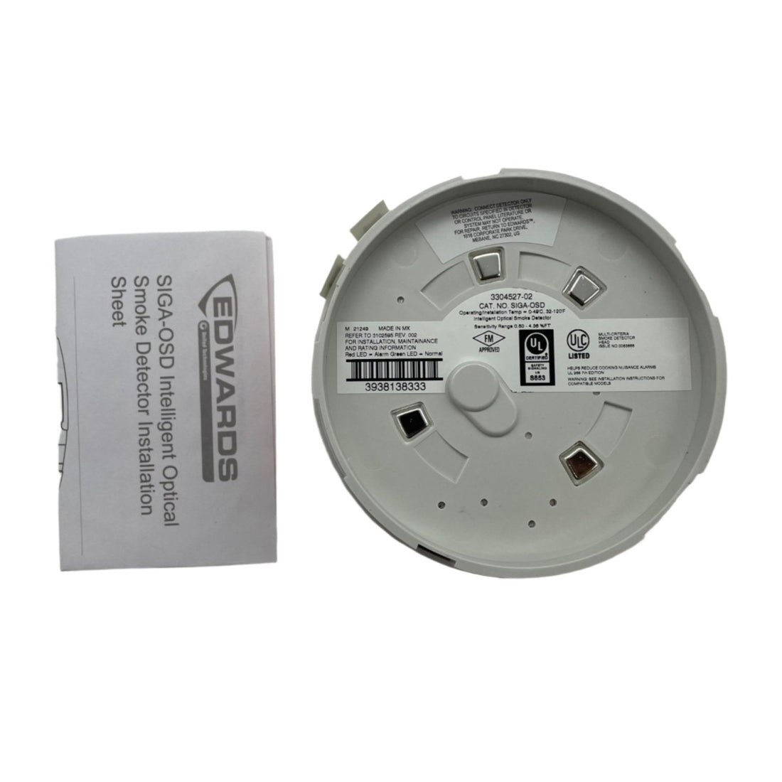 Edwards SIGA-OSD Smoke Detector (Replaces SIGA-PD)