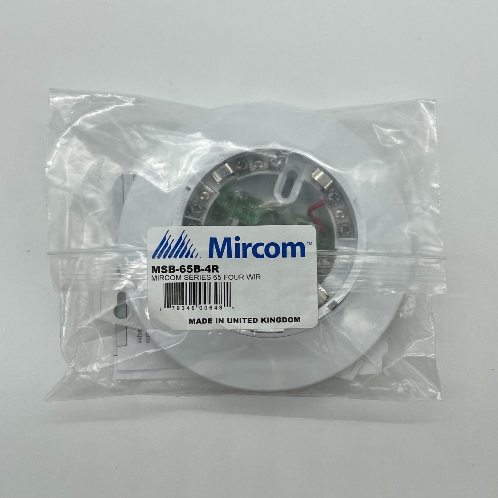 Mircom MSB-65B-4R Series 65 Four-Wire Base - The Fire Alarm Supplier