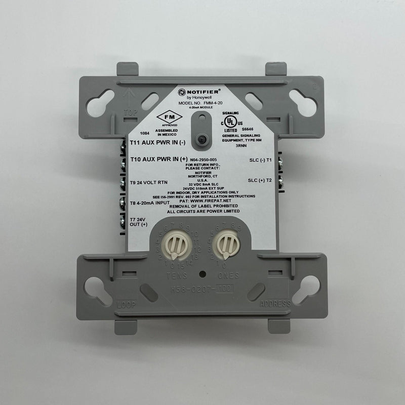 Notifier FMM-4-20 Analog Input Module - The Fire Alarm Supplier