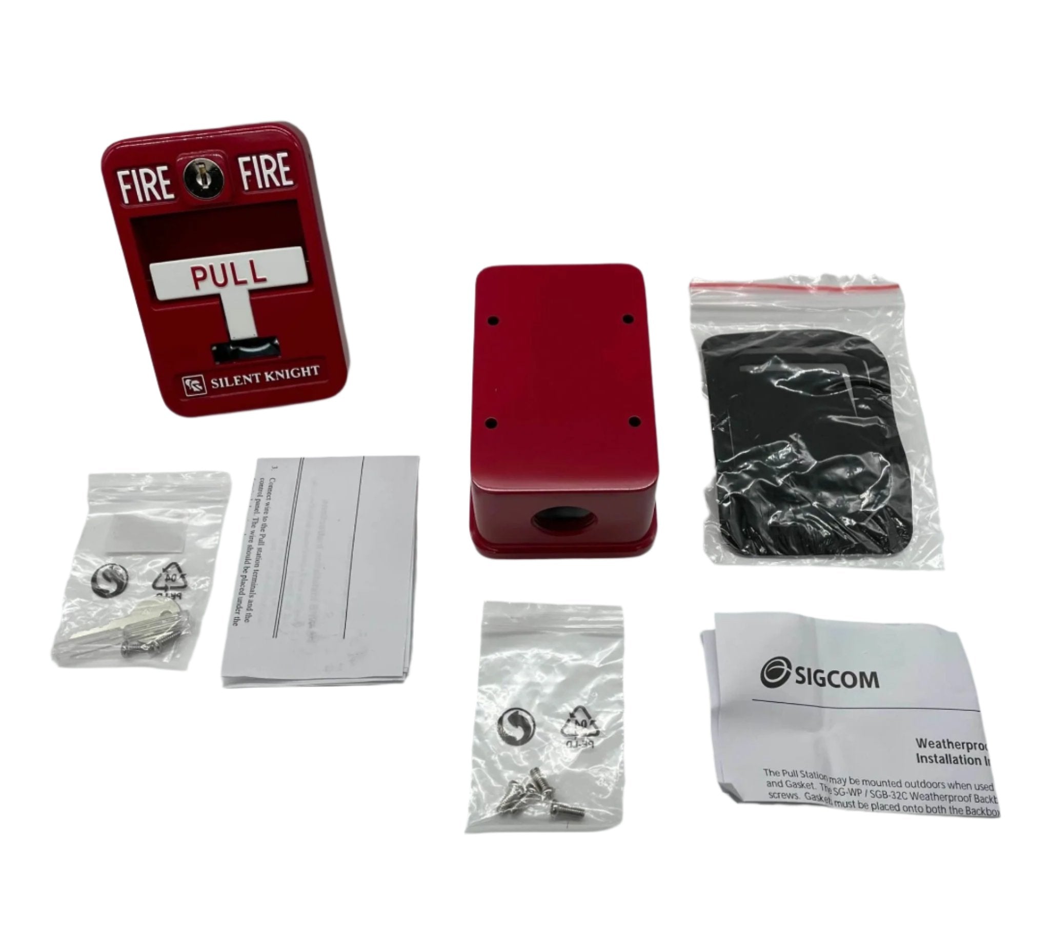 Silent Knight PS-SATK-WP Weatherproof Pull Station - The Fire Alarm ...