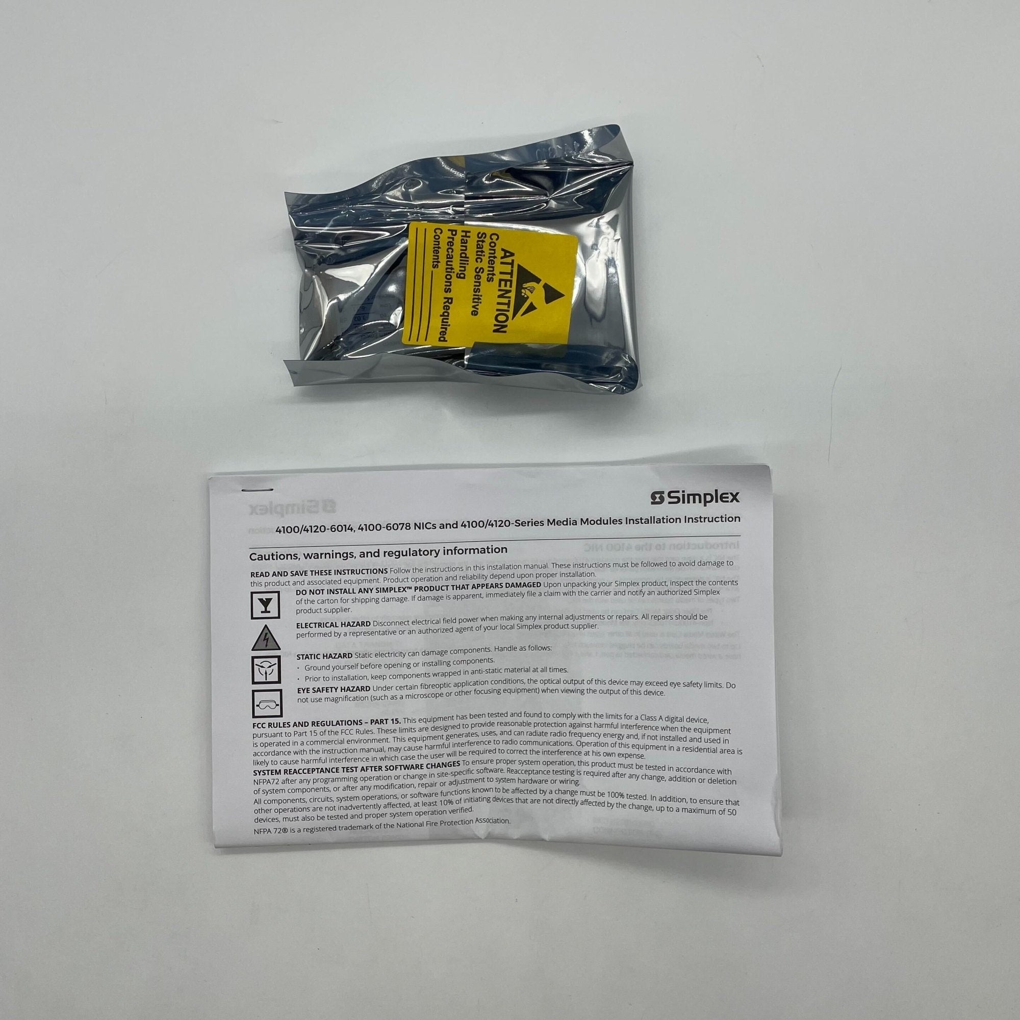 Simplex 4100-6057 Network Media Card