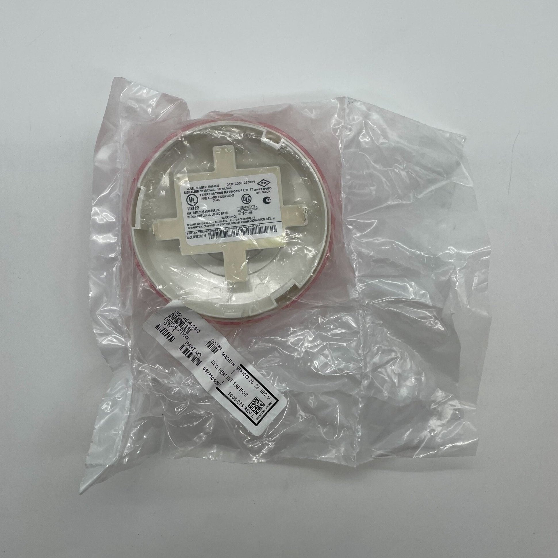 Simplex 4098-9613 SSD Heat Detector 135 ROR