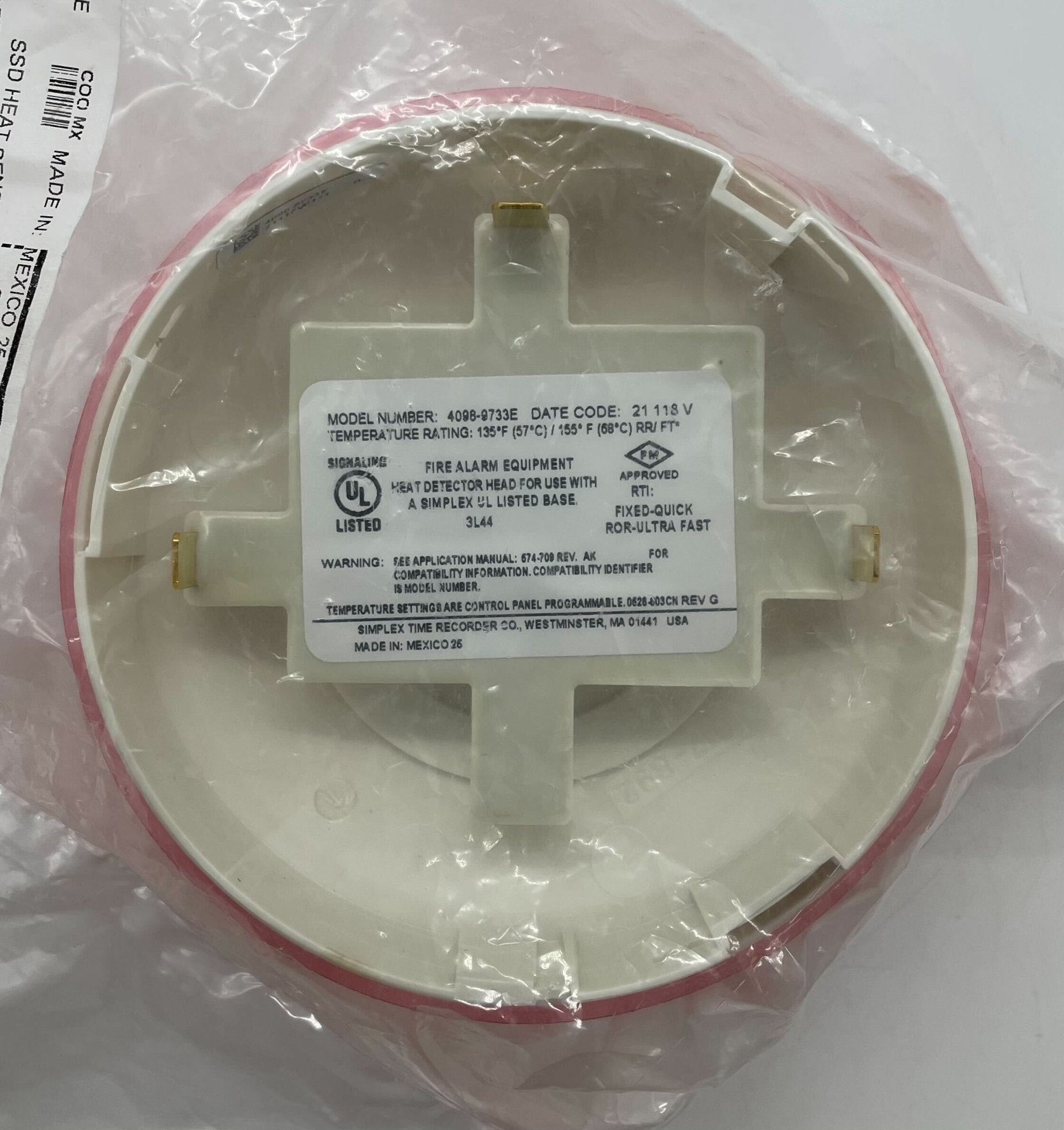 Simplex 4098-9733E Analog Heat Sensor - The Fire Alarm Supplier