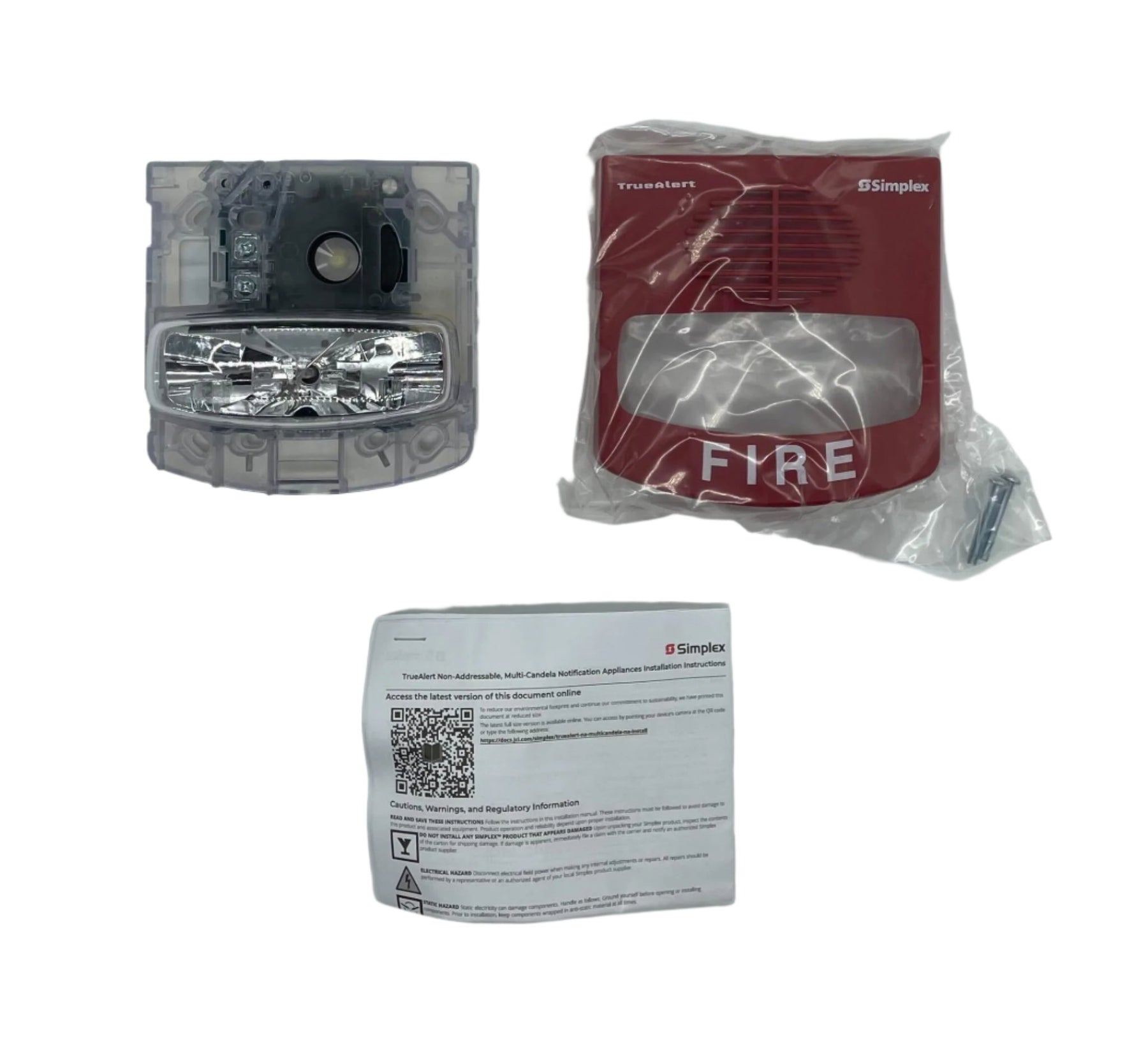 Simplex 4906-9127 Horn With Multi-Candela Strobe - The Fire Alarm Supplier
