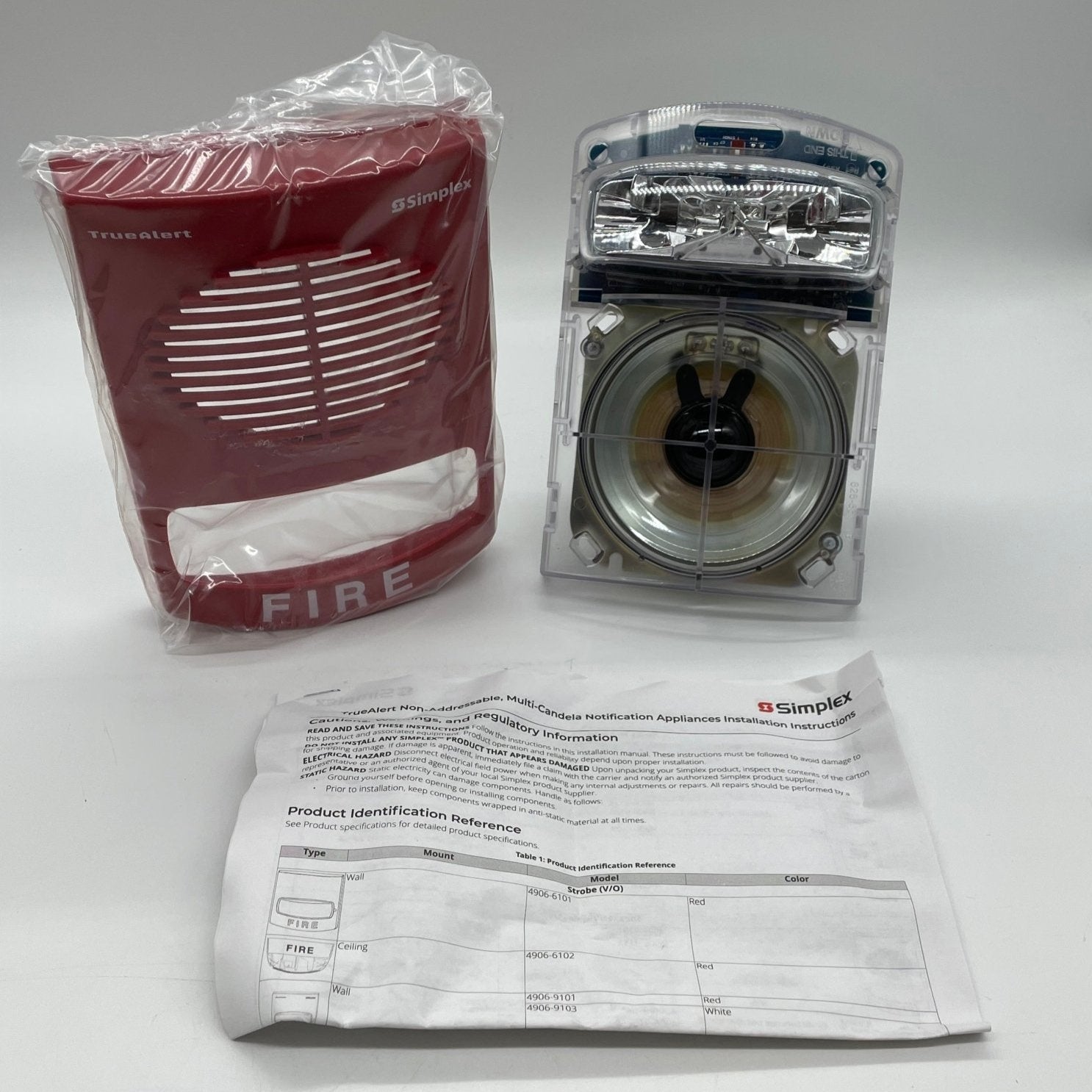 Simplex 4903-9358 TrueAlert Non-Addressable Fixed-Candela Speaker ...