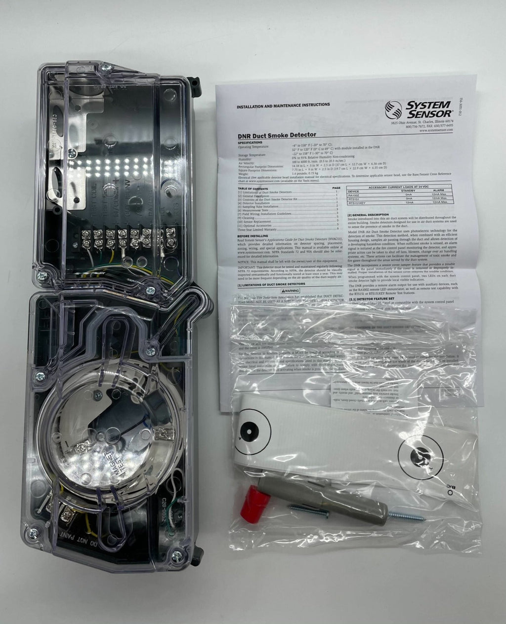 System Sensor DNR Duct Detector - The Fire Alarm Supplier