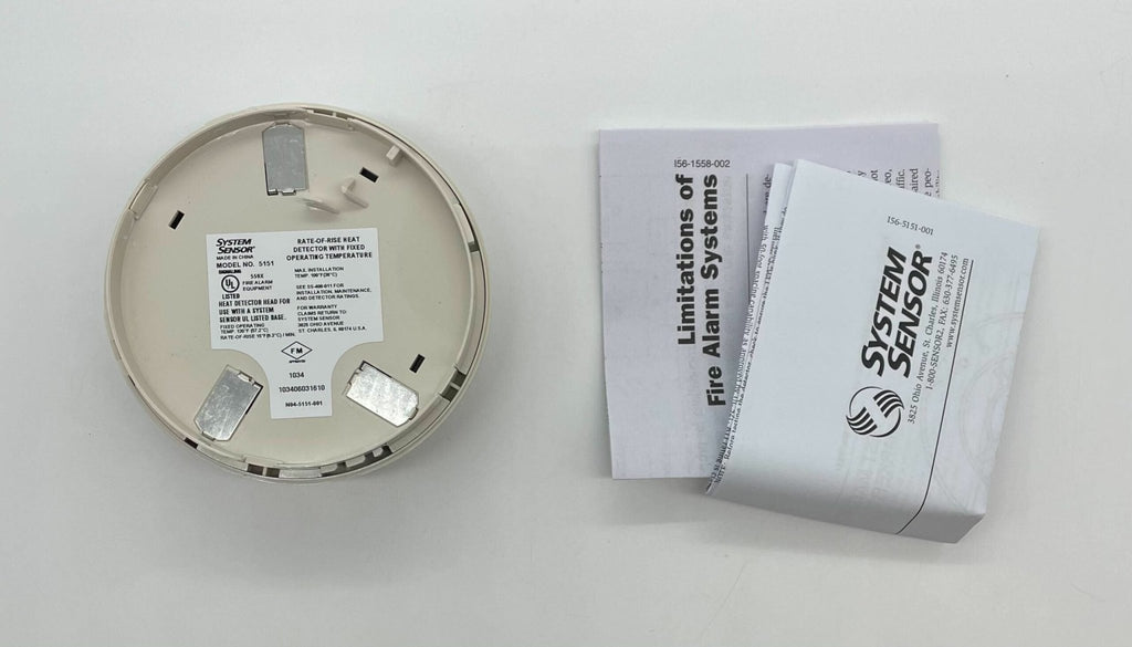 System Sensor 5151 Conventional Heat Detector - The Fire Alarm Supplier