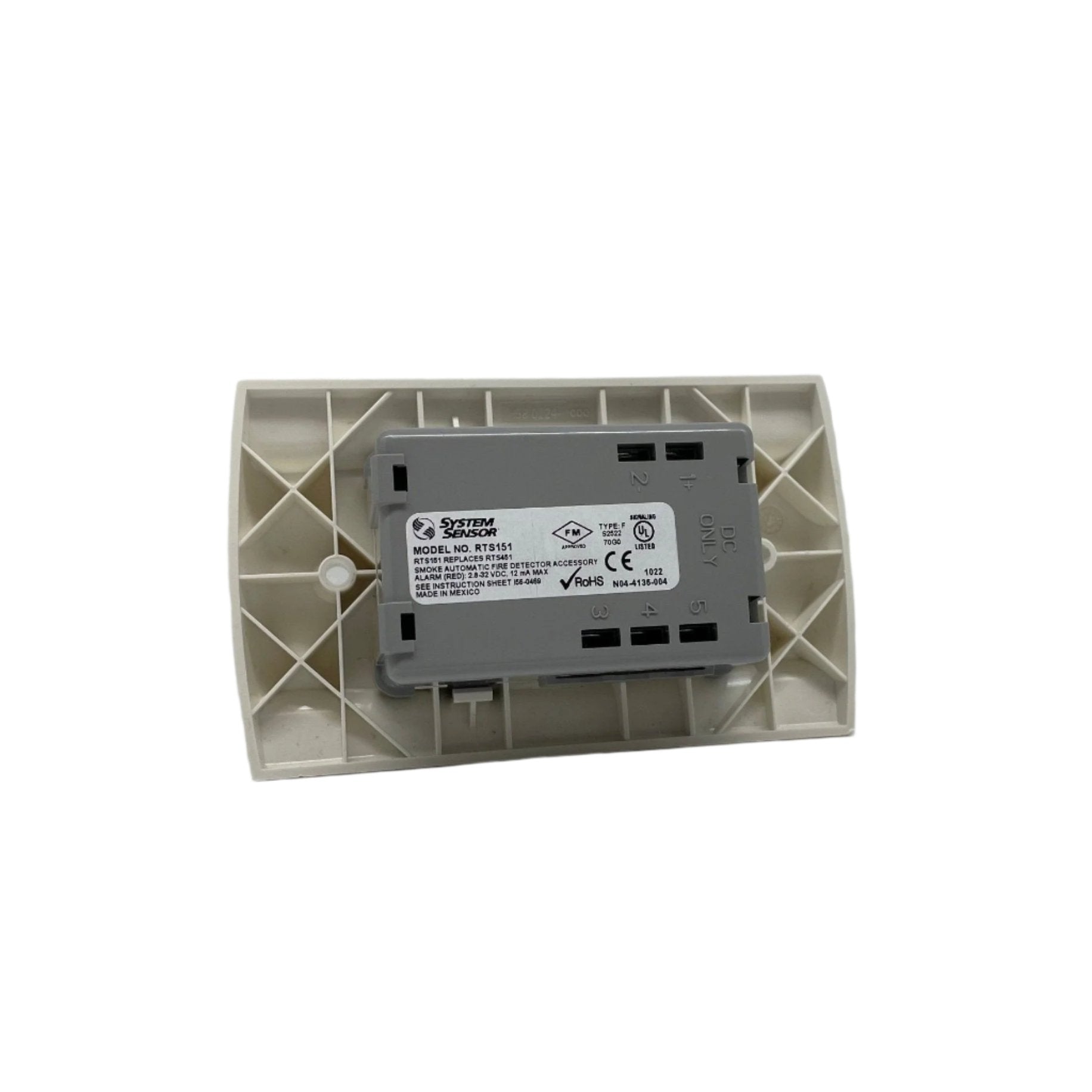 System Sensor RTS151 Automatic Fire Detector Accessory