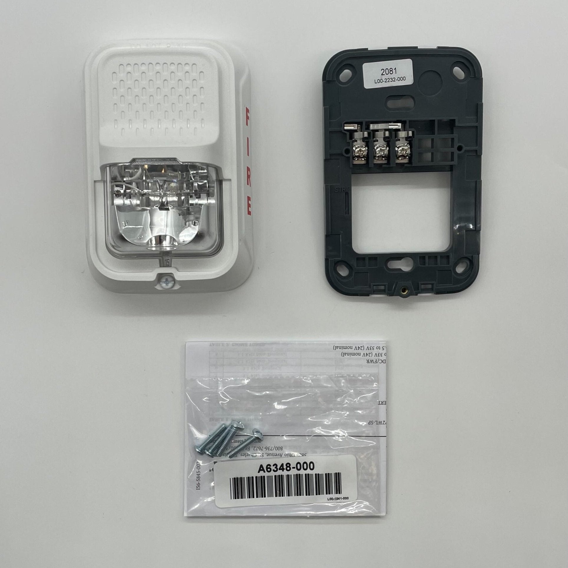 System Sensor SGWL Strobe White Wall - The Fire Alarm Supplier